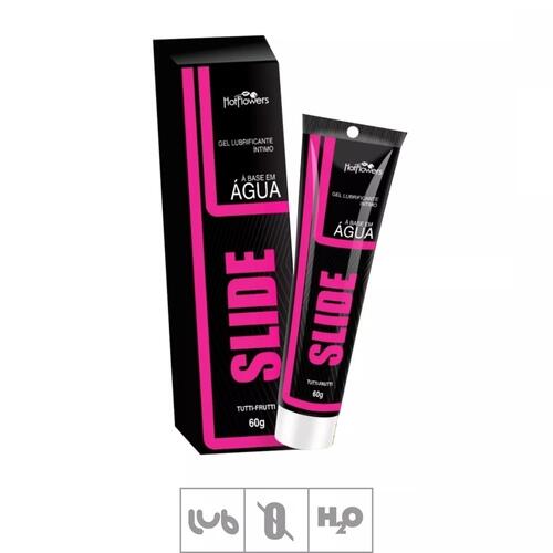 Slide - Lubrificante Íntimo a Base de Água 60g - Hot Flowers