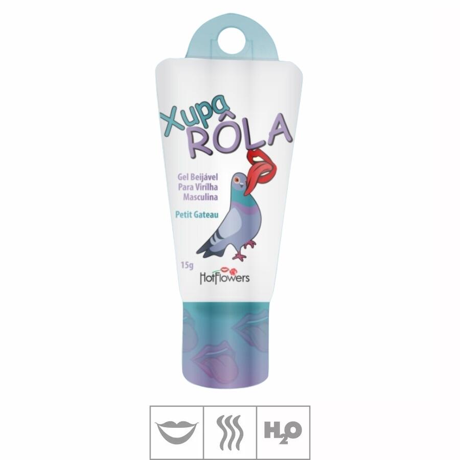 Xupa Rola Gel Beijável Masculino 15G Hot Flowers