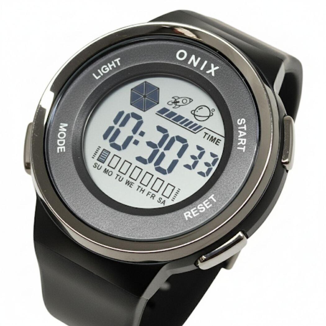 Relógio Masculino Onix Digital IT-1808 Preto e Prata