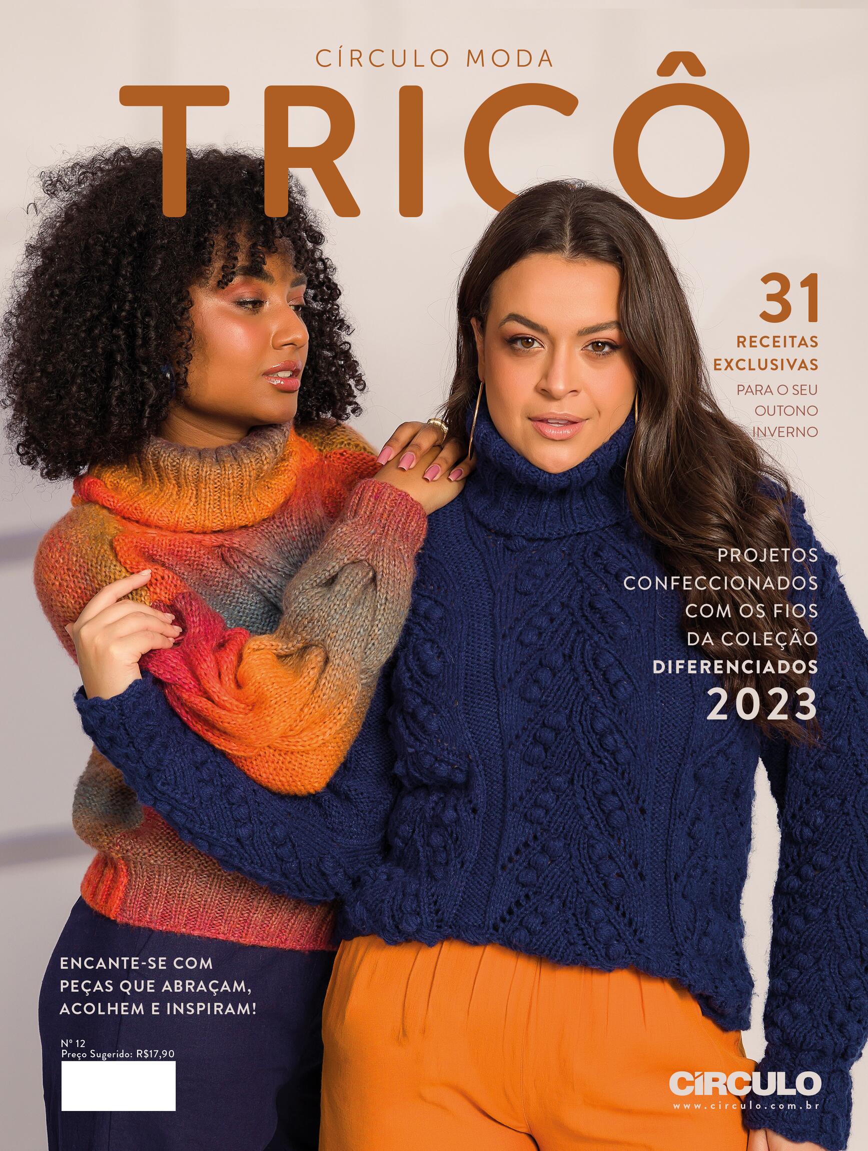 Comprar REVISTA TRICO DIFERENCIADOS 23 - R$17,90 - ANDREA AVIAMENTOS