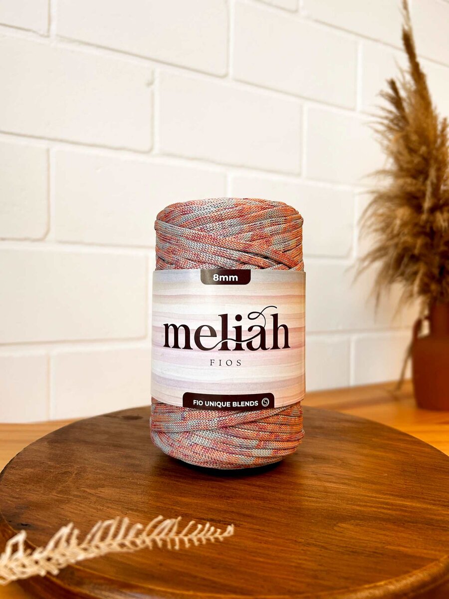 Comprar Fio de poliester UNIQUE BLENDS 3mm - cor: TIE DYE - R$73,50 - ANDREA AVIAMENTOS