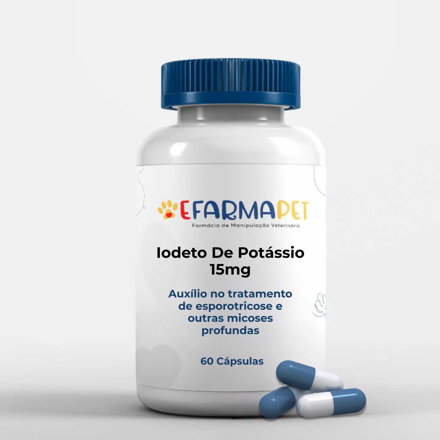 Comprar Iodeto De Potássio 15mg : 60 Cápsulas - Uso Veterinário - a ...