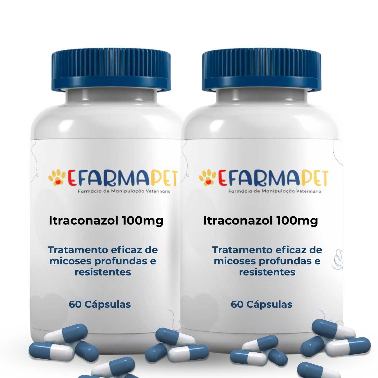 Comprar Itraconazol 100mg : Kit 2 Frascos com 60 Cápsulas - Uso ...
