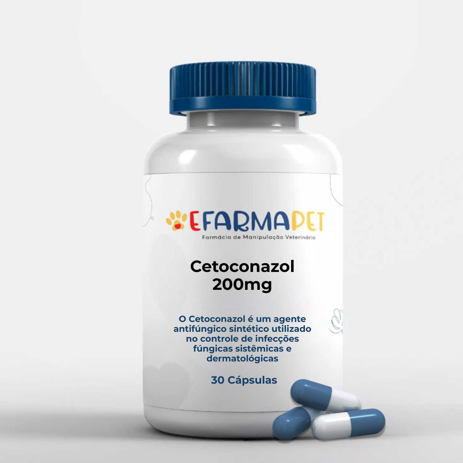 Comprar Cetoconazol 200mg : 30 Cápsulas - Uso Veterinário - a partir de ...