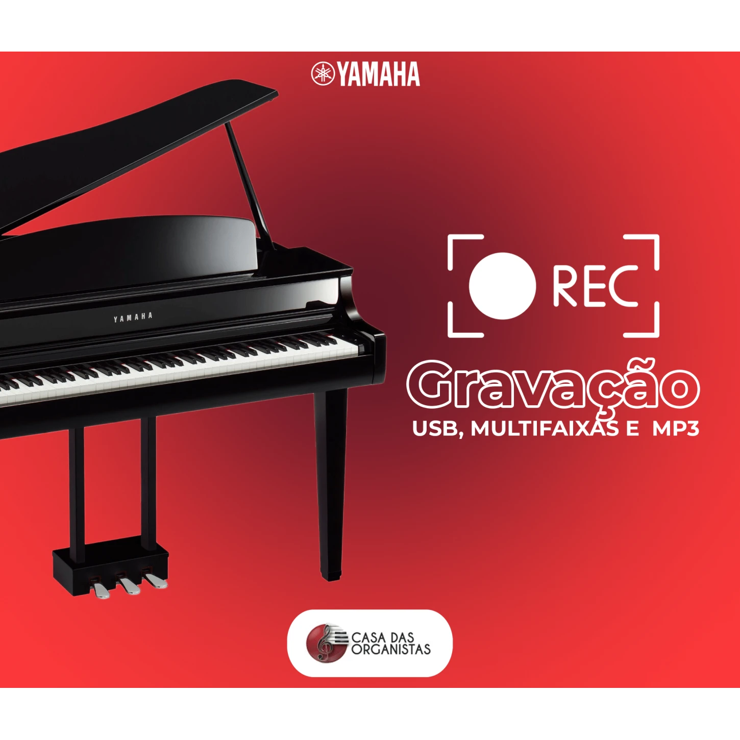 Comprar Piano Clavinova Yamaha CLP-765 GP Preto - a partir de R$39.860 ...