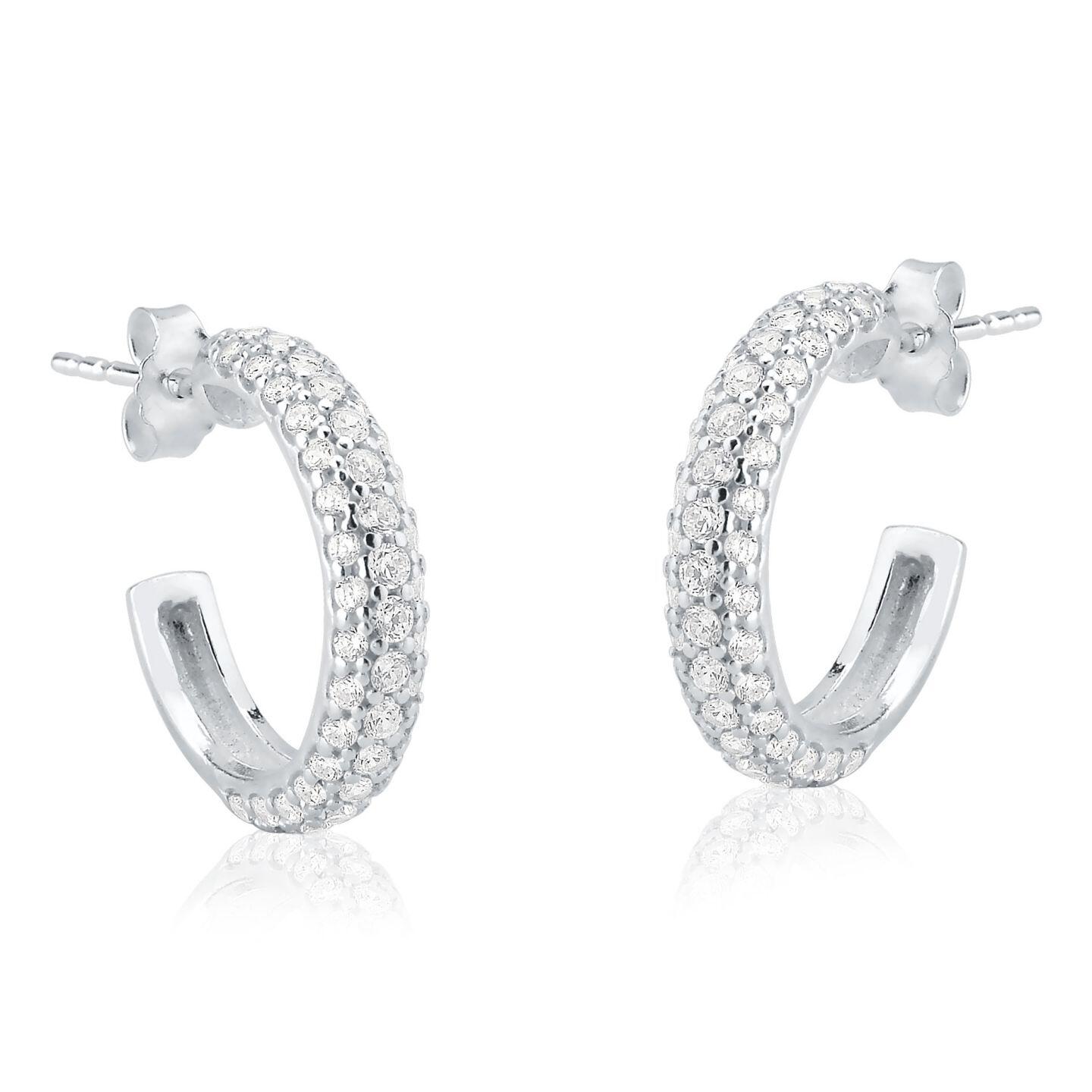 Argolas Femininas em Prata 925 Elegância Atemporal