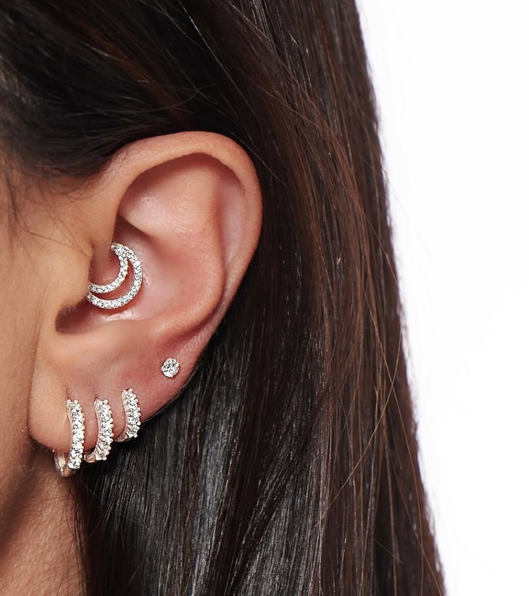 Piercing Base Bolinha em Prata 925 Discreto e Confortável