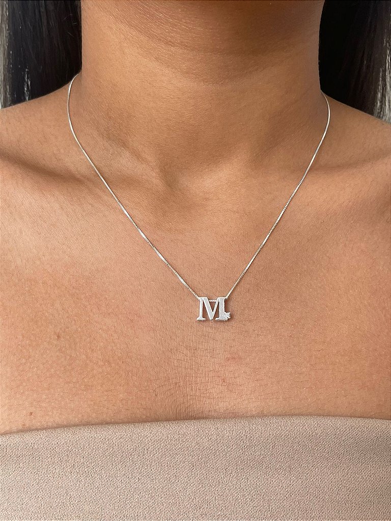 Comprar COLAR DE PRATA INICIAL ZIRCÔNIA - Madagi Pratas | Joias em ...