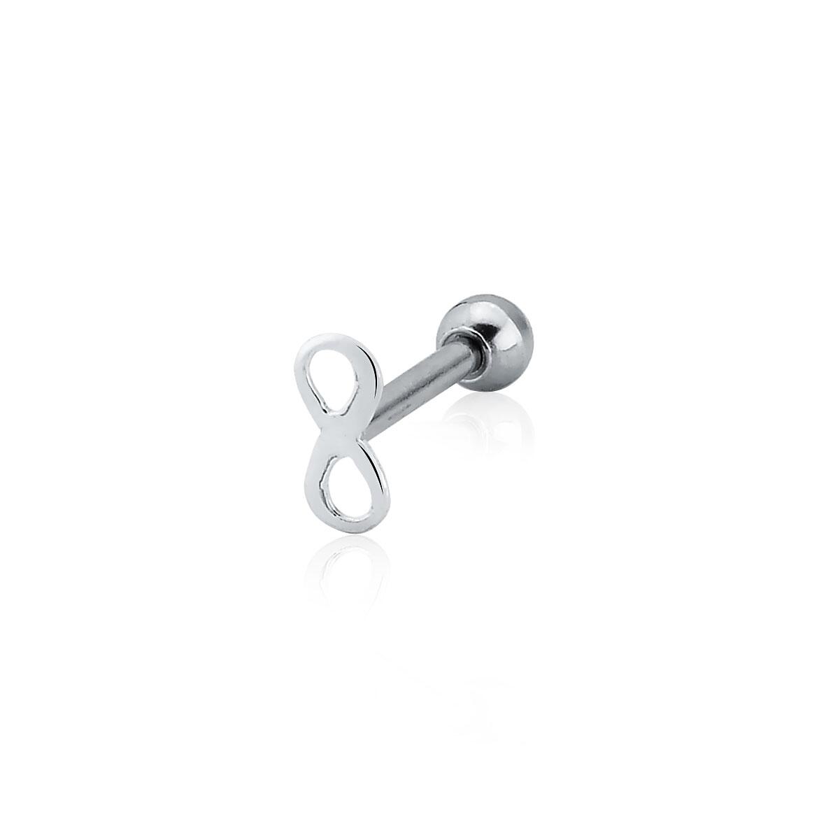 Piercing Base Bolinha em Prata 925 Discreto e Confortável