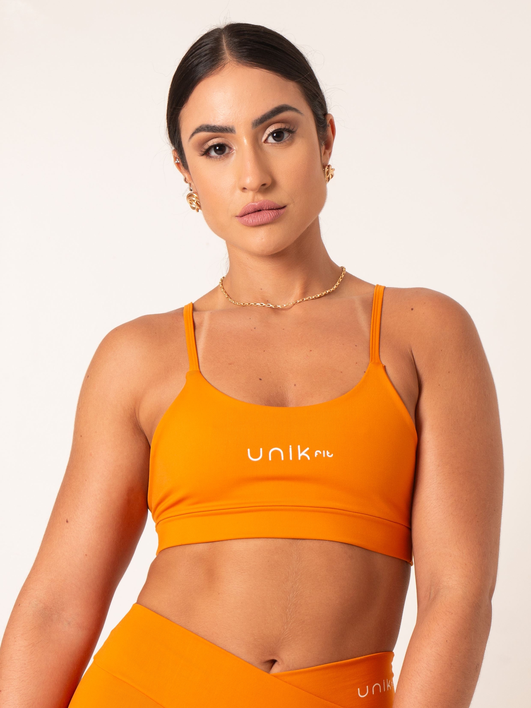 Comprar Top Authentic Laranja - a partir de R$65,33 - UnikFit