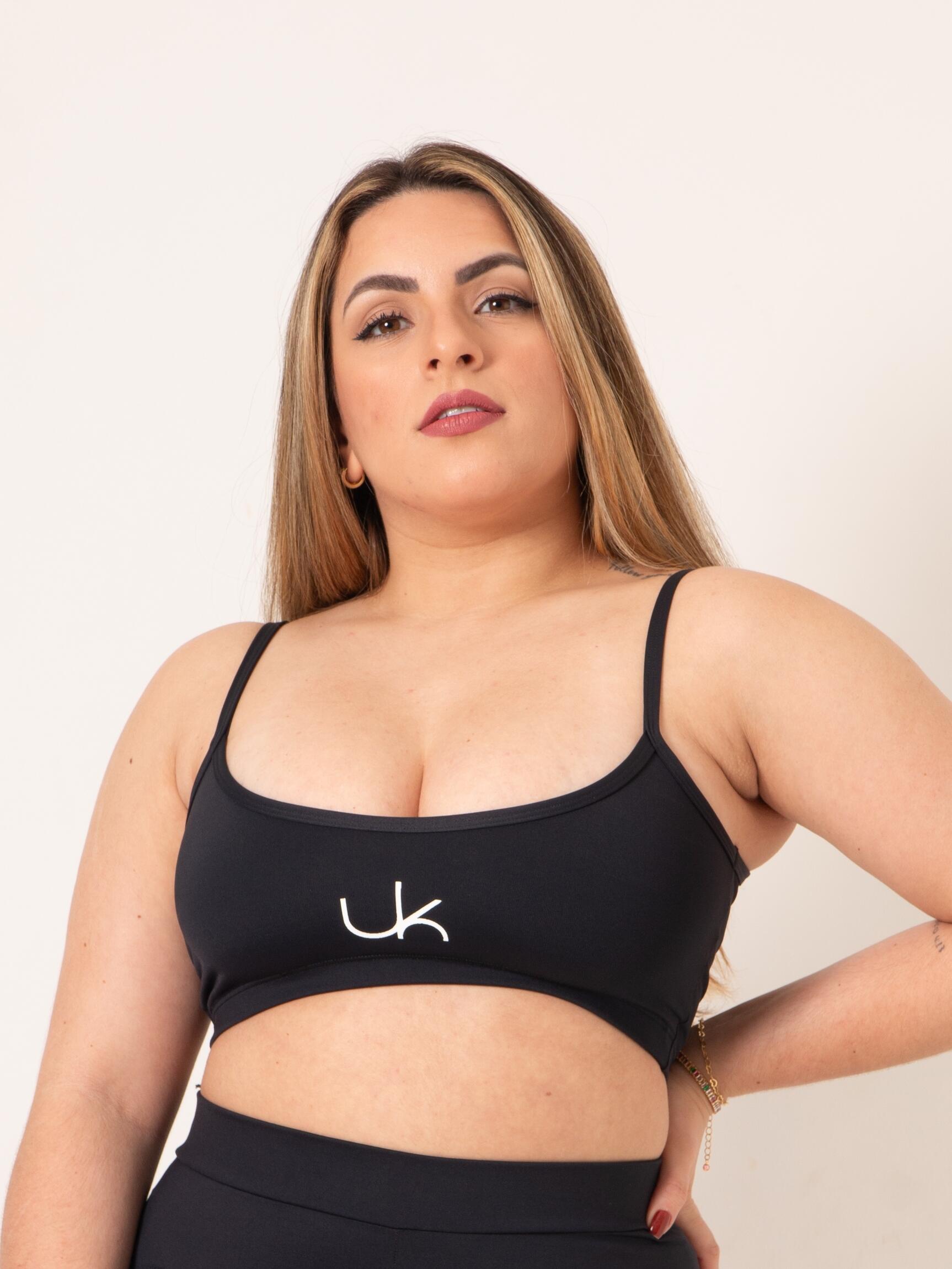 Comprar Top Simple Preto - UnikFit