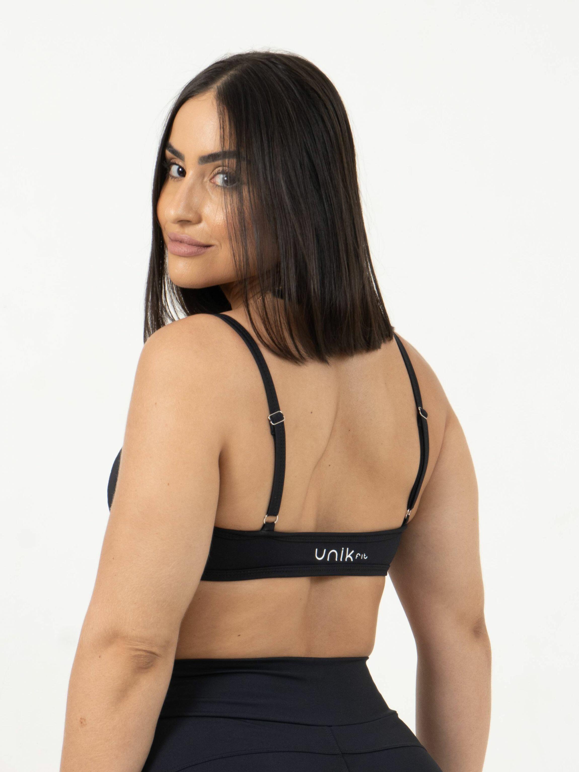 Comprar Top Halo Preto - UnikFit