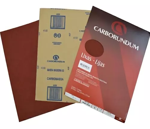 Comprar Lixa Para Massa e Madeira Grão 100 - 225x275 - 1 Unidade - a ...