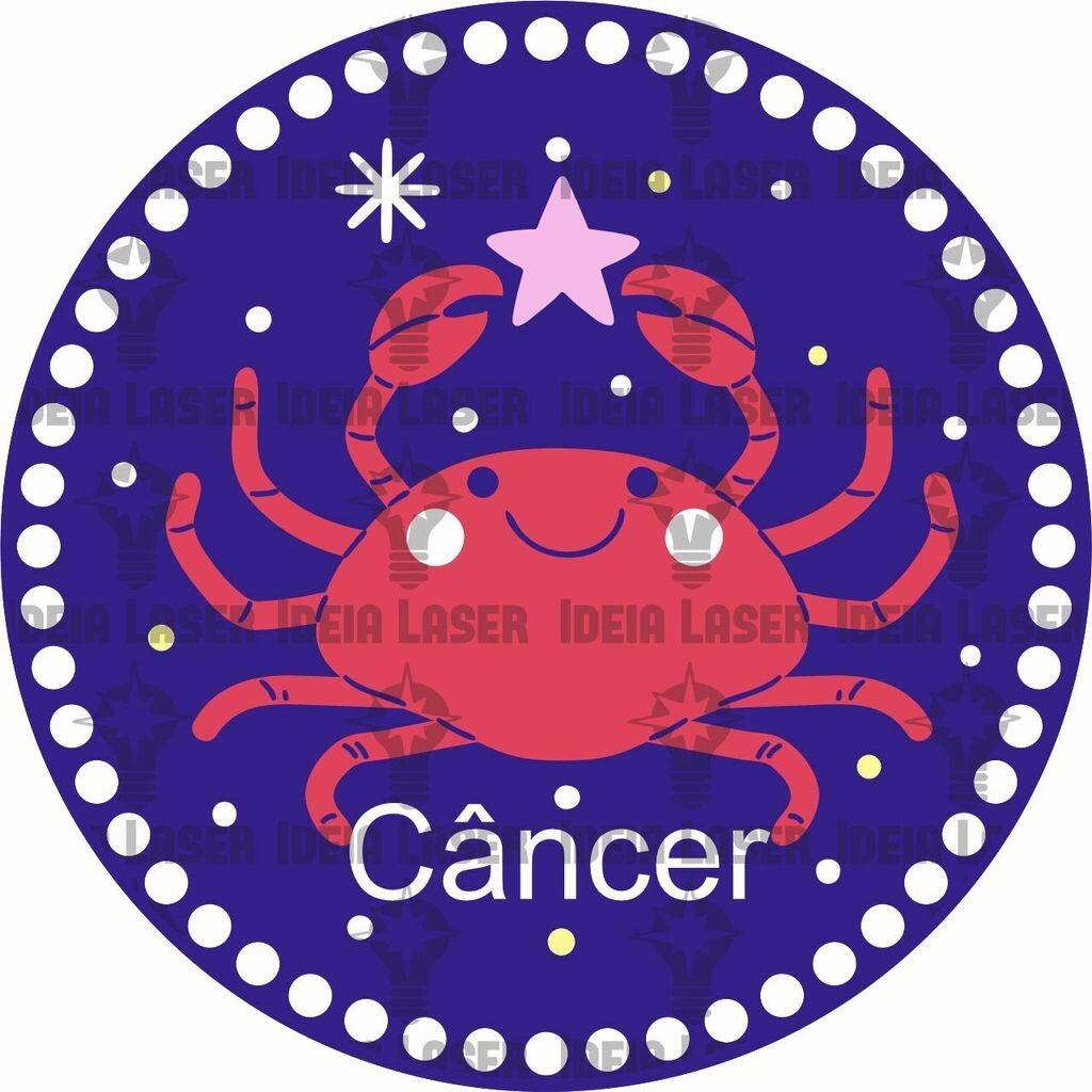 Comprar Base MDF Fio de Malha Crochê Signos Câncer - de R$3,28 a R$19 ...