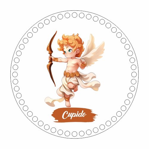 Comprar Base MDF Fio de Malha Crochê Deuses Gregos - Cupido - de R$3,28 ...