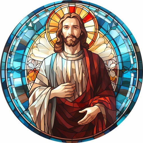 Comprar Jesus Cristo Mod3 - Arte Estilo Vitral - de R$2,79 a R$36,45 ...