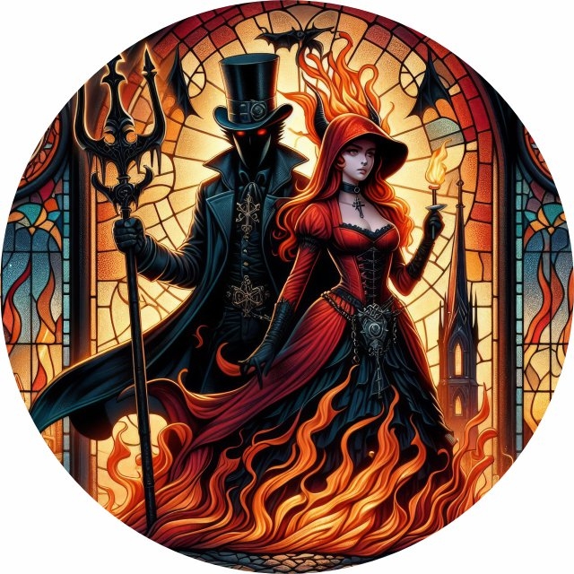 Comprar Tranca Rua e Maria Padilha - Arte Estilo Vitral - de R$2,25 a R ...