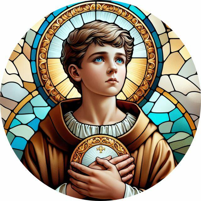 Comprar São Tarcísio - Arte Estilo Vitral - de R$2,94 a R$38,47