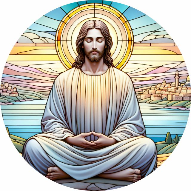Comprar Mandala Jesus Cristo Meditando no Monte das Oliveiras - Arte ...