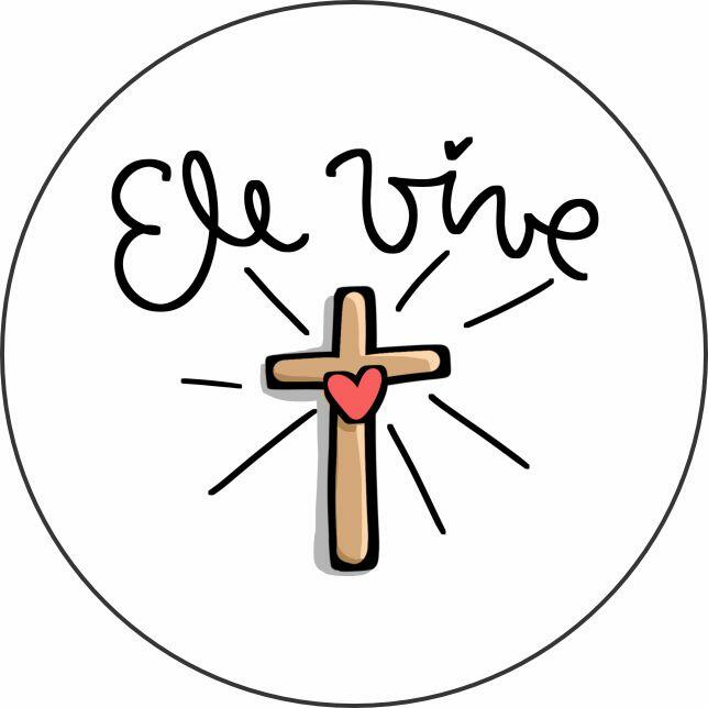 Comprar Mandala Frase Religiosa Ele Vive - de R$2,94 a R$37,90