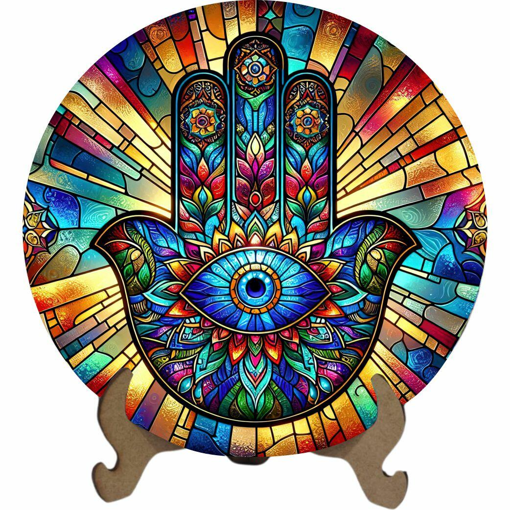 Comprar Mandala Mão de Fátima - Hamsa - Arte Estilo Vitral - de R$2,79 ...