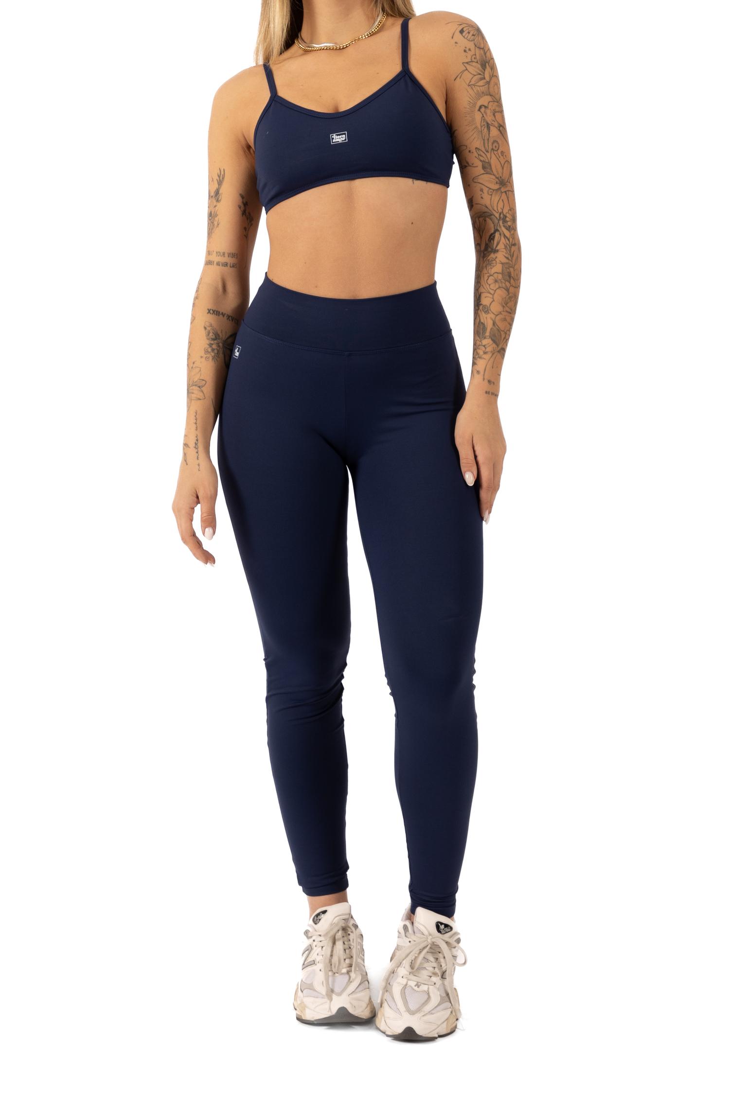 Comprar Conjunto Top e Legging Move Azul Marinho - Flora Amar