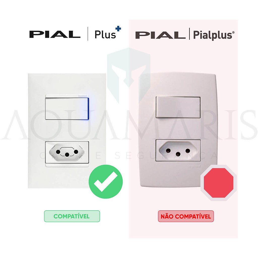 Interruptor Paralelo Three Way PIAL Plus+ Legrand 10A Preto - a partir ...