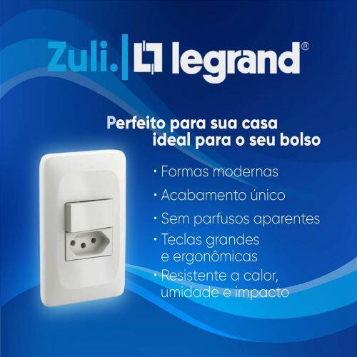 Espelho Tomada 4x4 1+1 Postos Lorenzetti Zuli Legrand - a partir de R$3,31