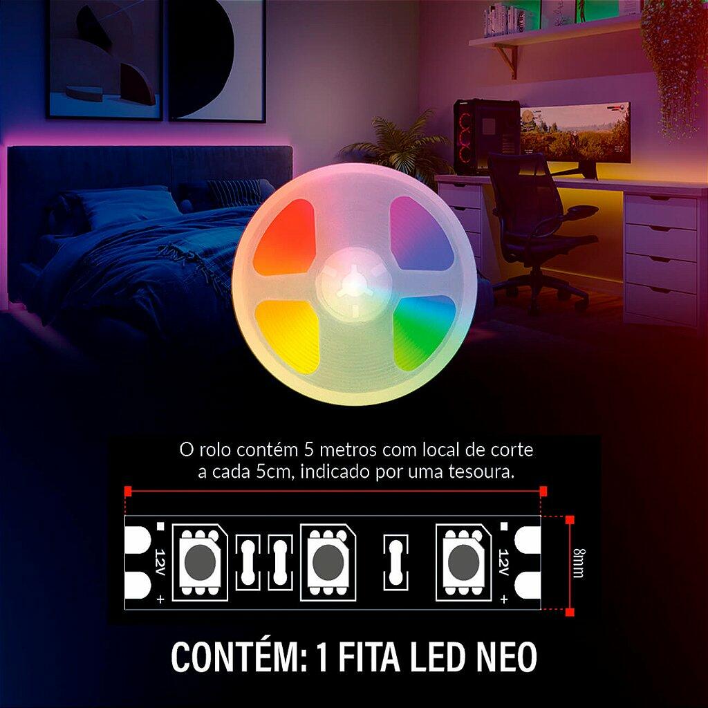 Fita LED Inteligente RGB Avant NEO 5m 5W Bivolt - a partir de R$110,21