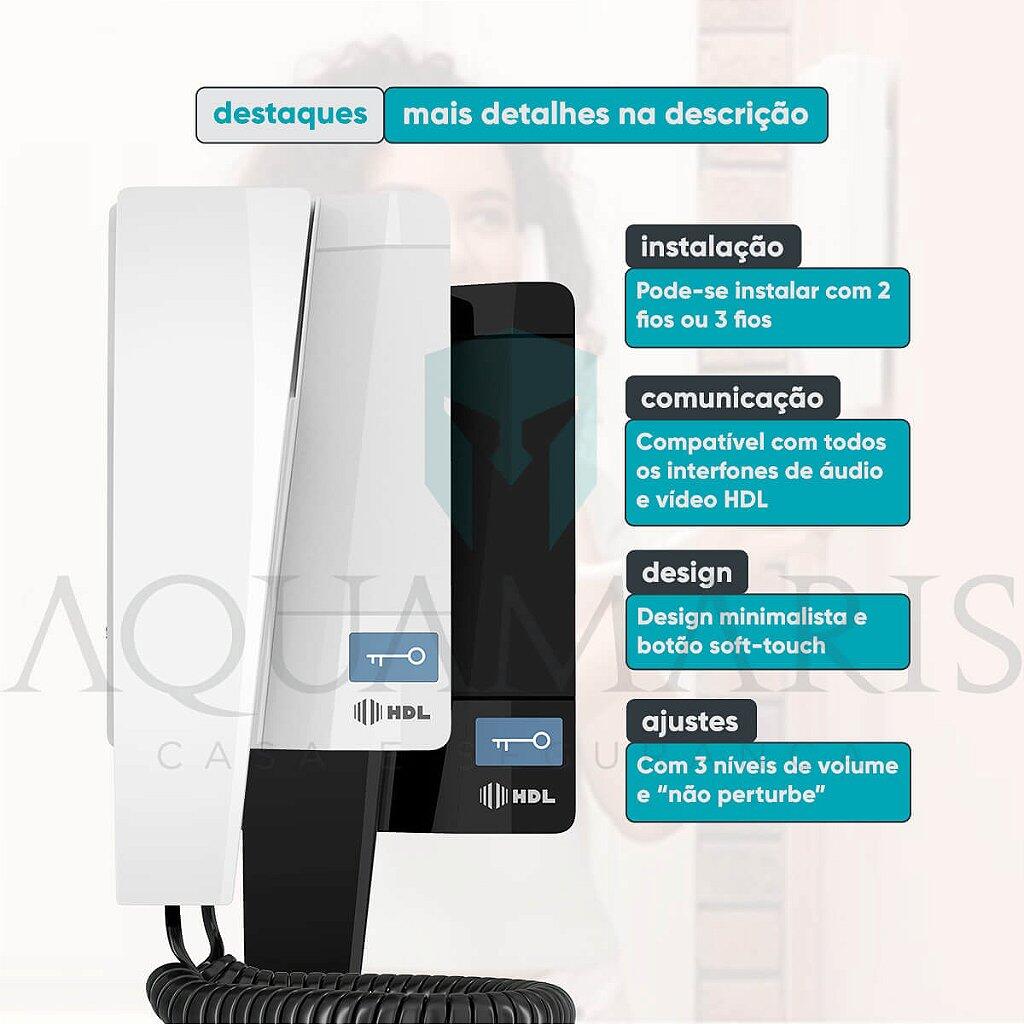 Kit Interfone Residencial HDL Advance 3 Pontos LED Azul - a partir de R ...