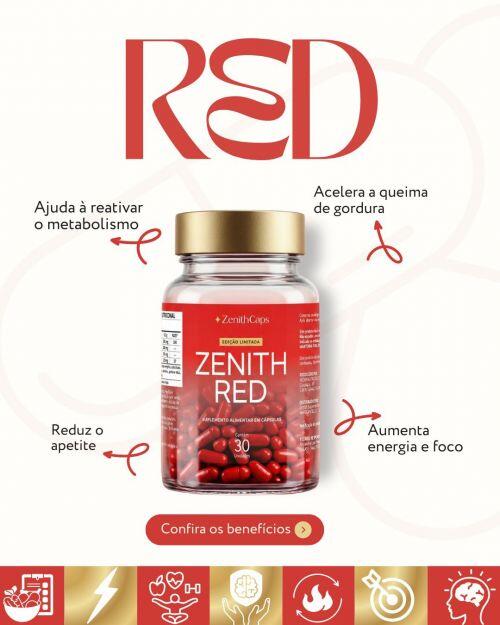 Comprar ZENITH RED - Emagrecedor Ultra Potente - R$259,00