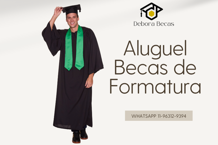 Aluguel de beca de Formatura