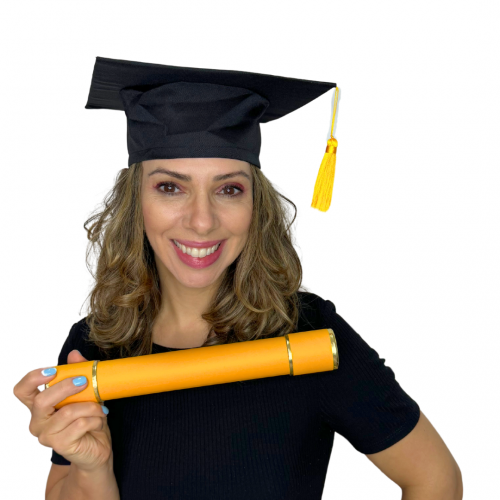 Comprar Kit Capelo + Canudo de Formatura Colaçao de Grau