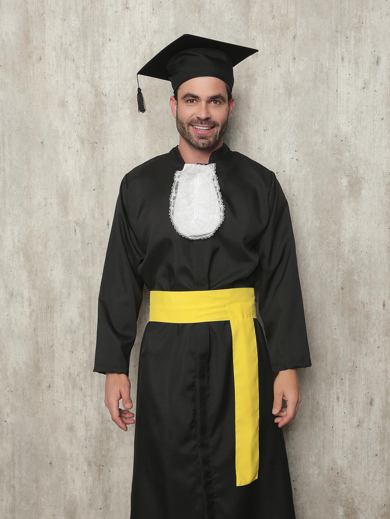 Comprar Beca de Formatura Tradicional Faixa Amarela - a partir de R$139,12