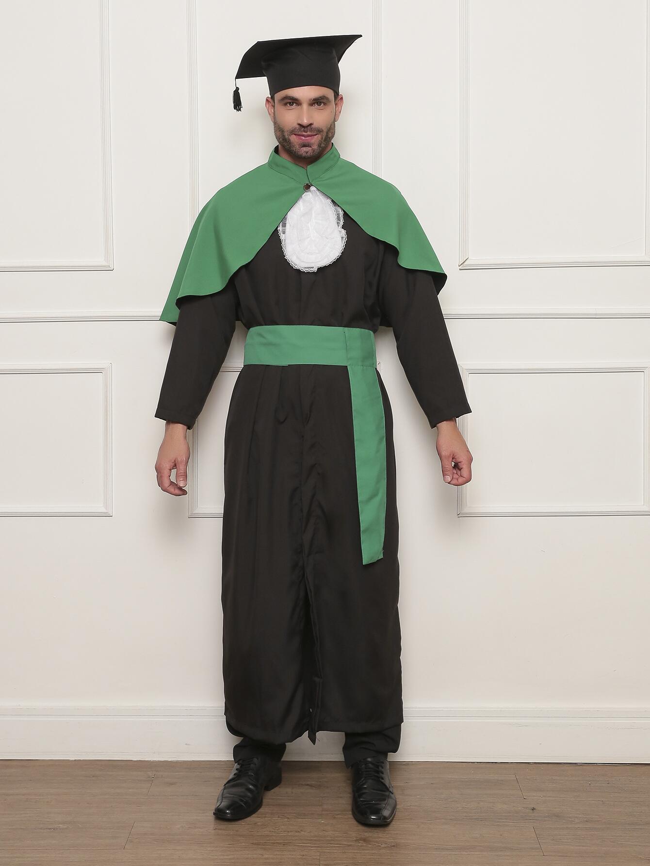 Comprar Beca de Formatura Tradicional com Pelerine Faixa Verde - a ...