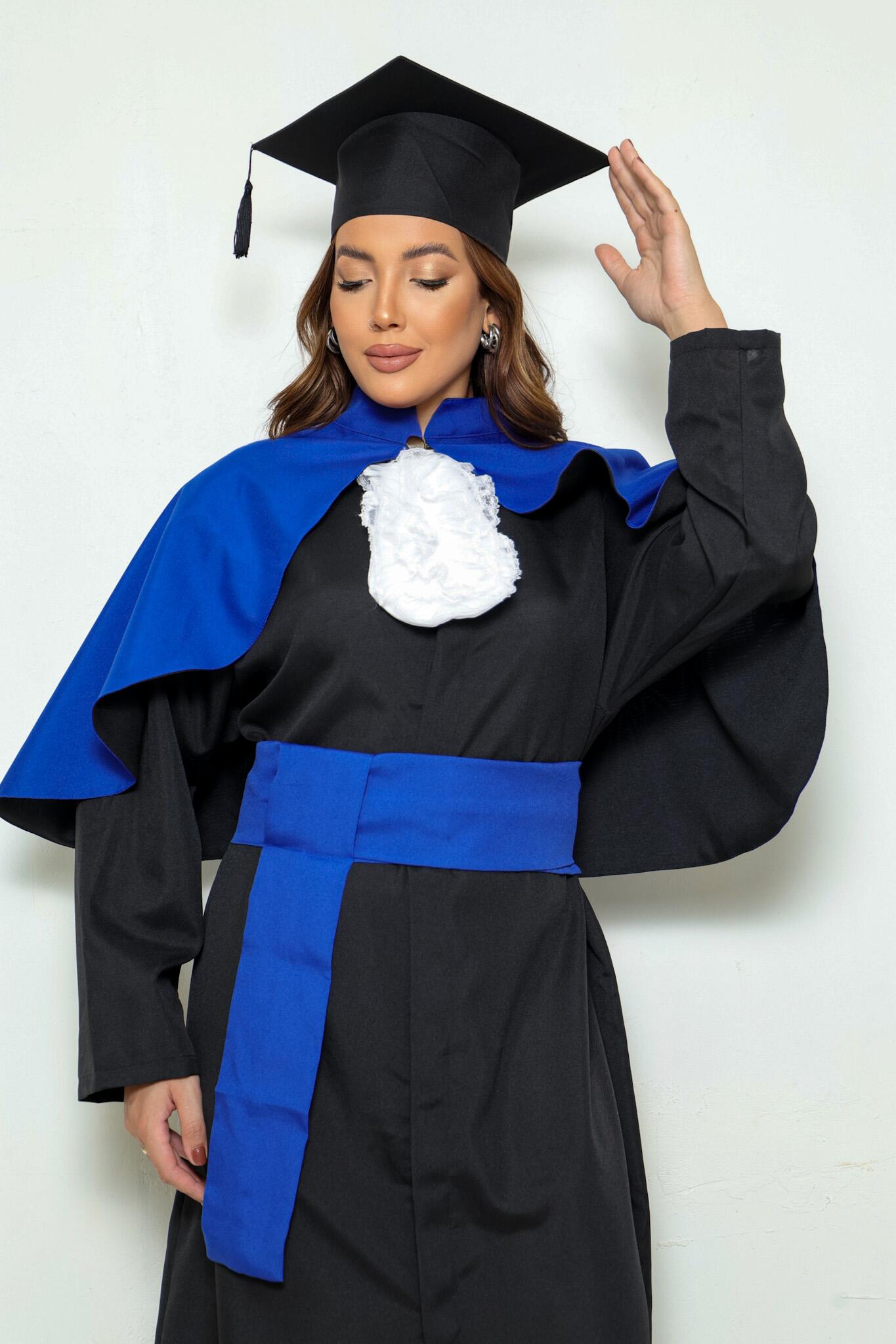 Comprar Beca de Formatura Tradicional com Pelerine Faixa Azul - a ...