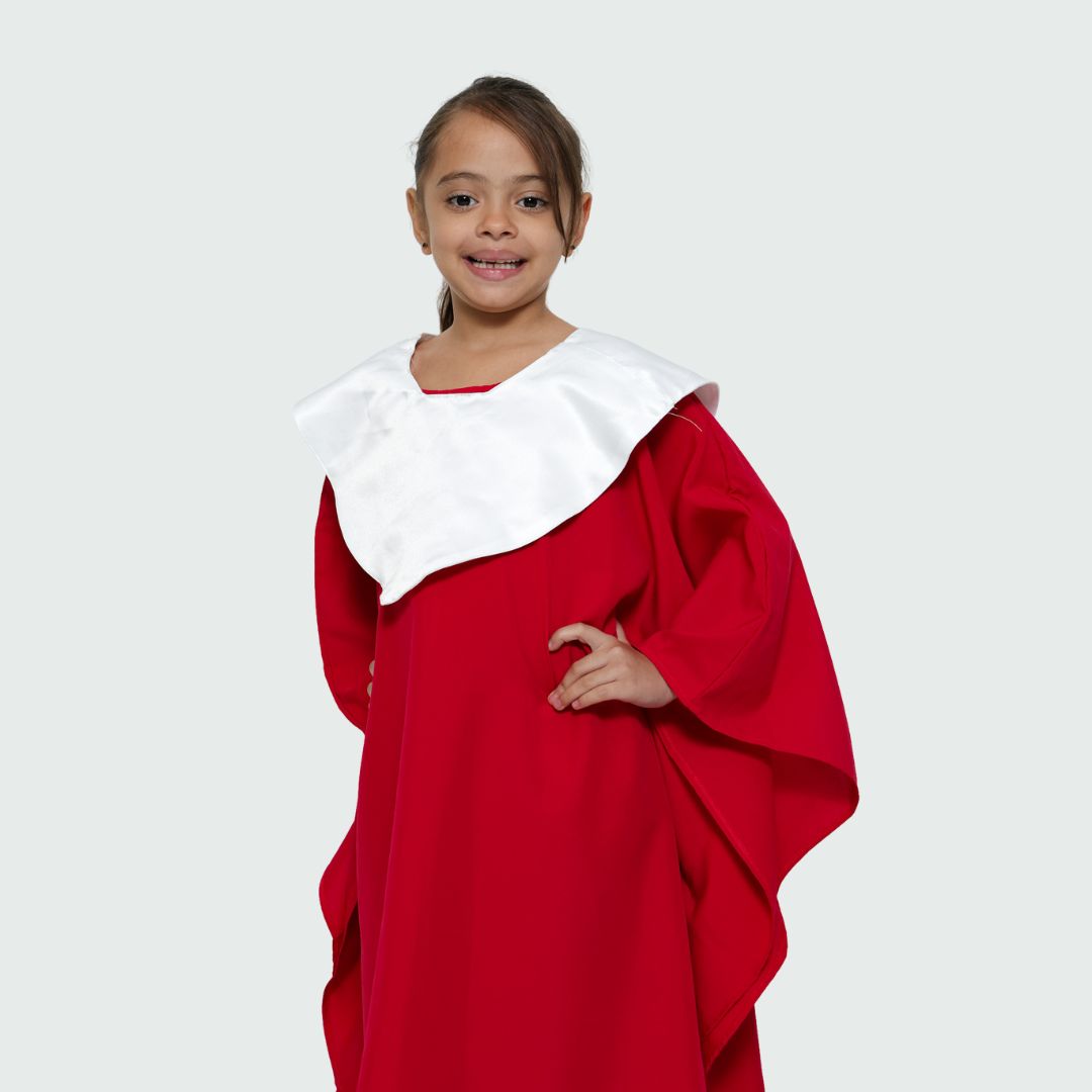 Comprar Beca Infantil para Coral Vermelha com Branco - a partir de R ...