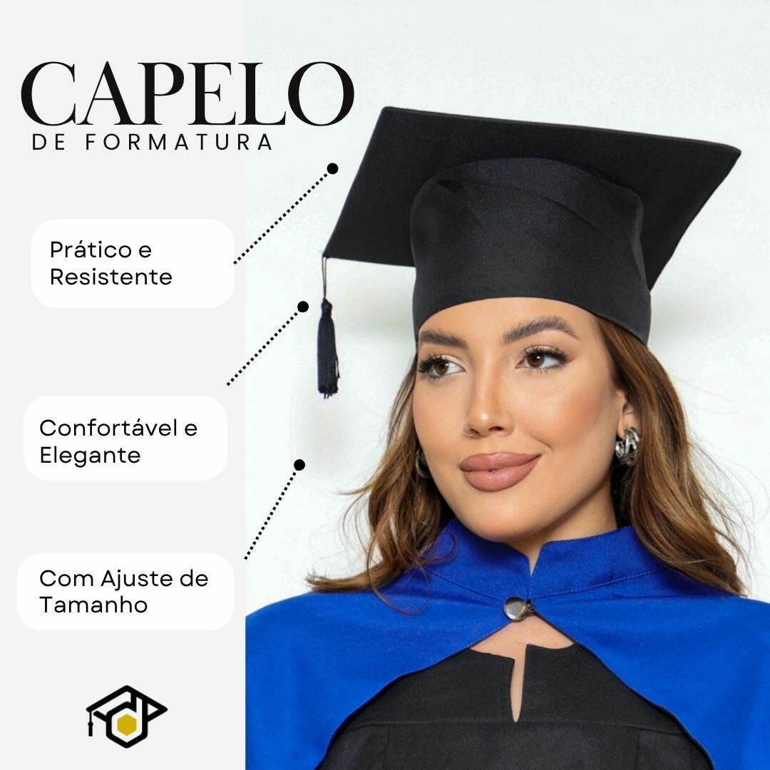 Comprar Capelo e Canudo de Formatura e Colação de Grau Kit 40 - a ...