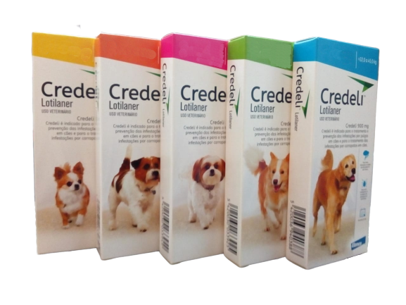 Antipulgas e Carrapatos Credeli da Elanco para Cães - 2,5 a 5,5 Kg - 1 ...