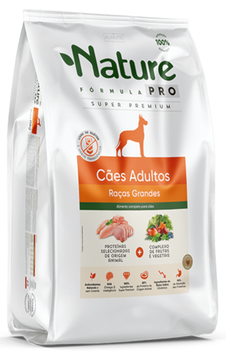 Ração Nature Formula Pro para Cães Adultos de Raças Grandes e Gigantes ...