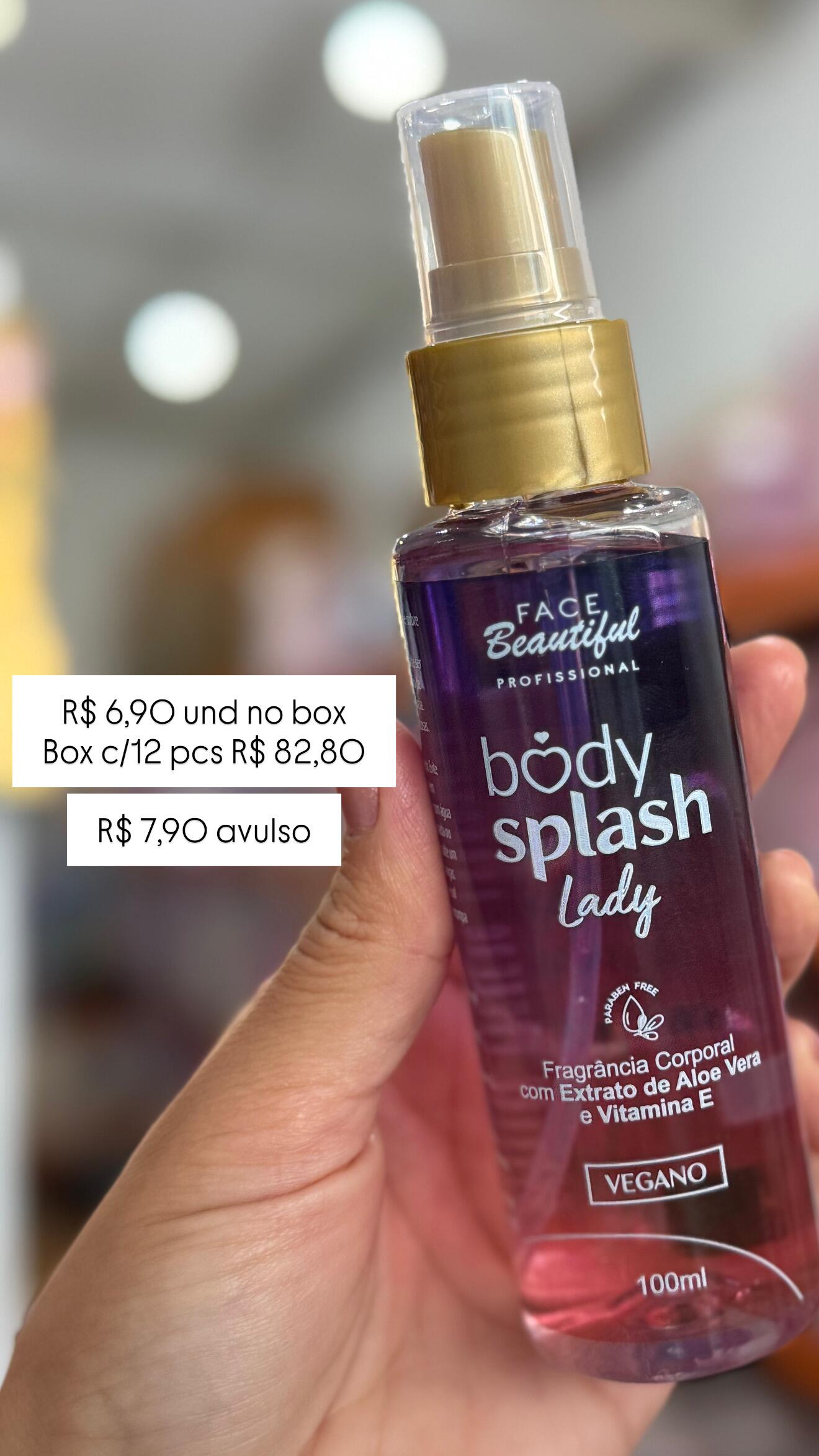 Comprar Body Splash Face Beautiful 100 ML Lady - R$7,90