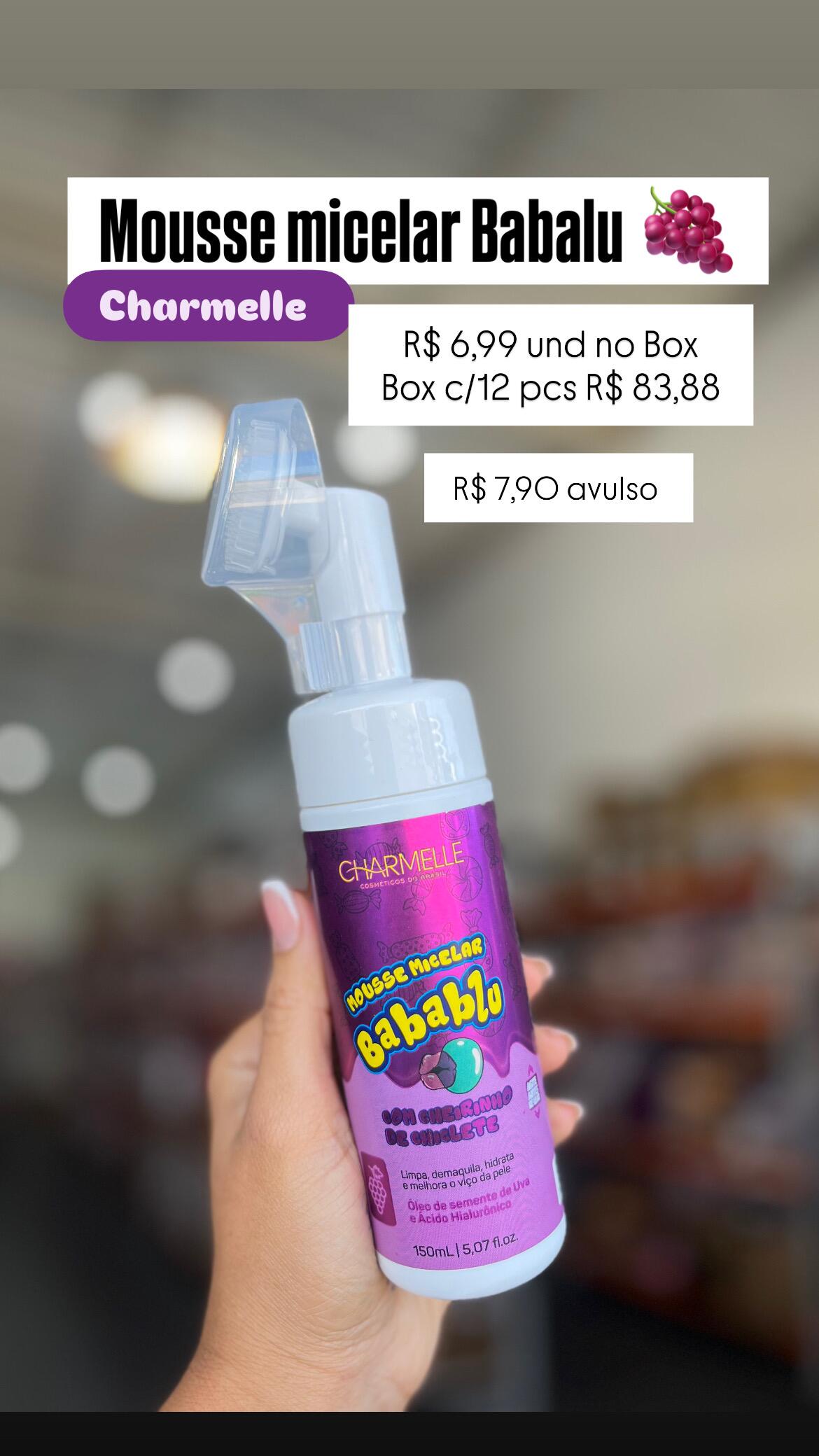 Comprar Mousse micelar Uva Charmelle - R$7,90