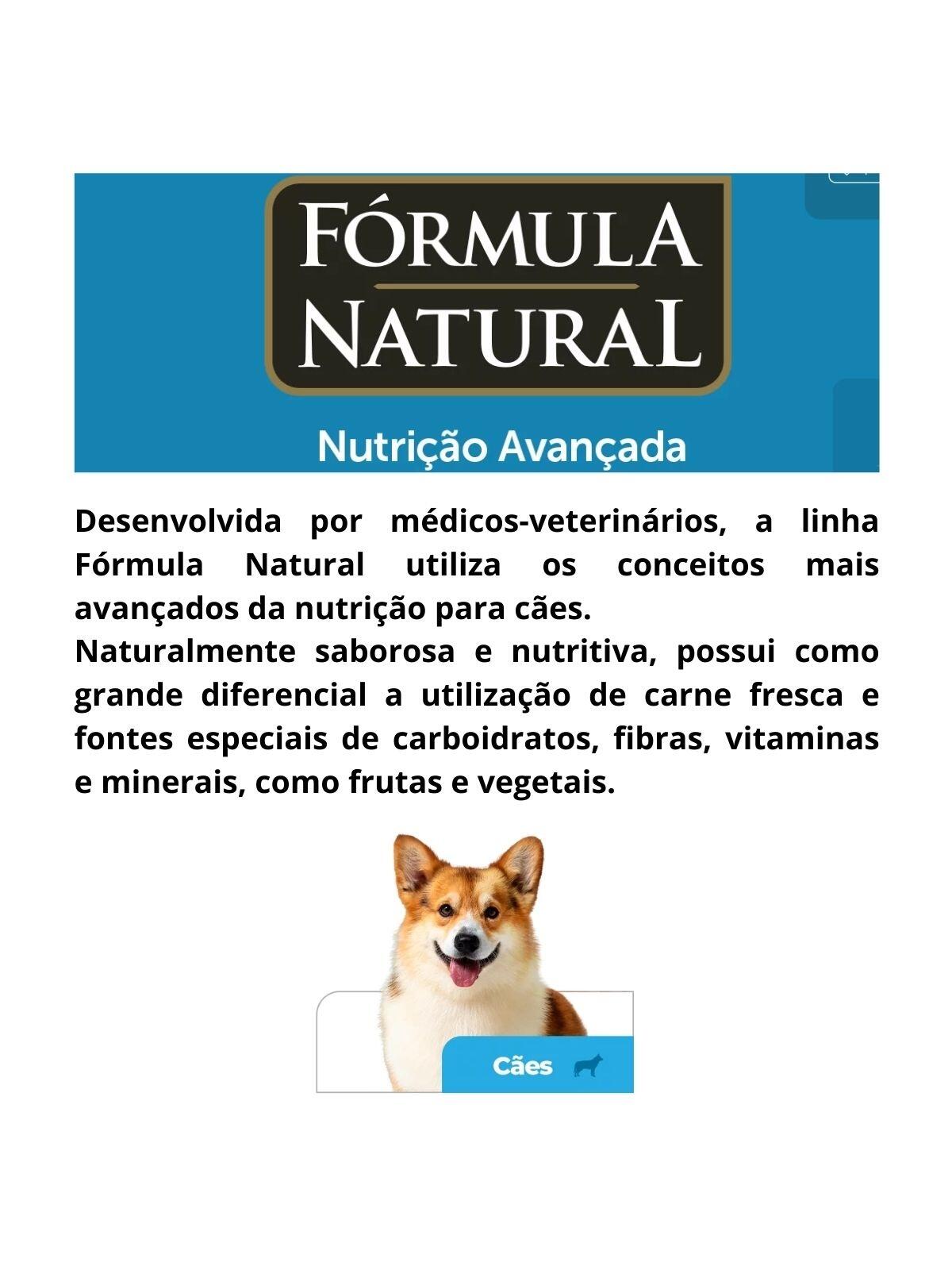 Ração Seca Fórmula Natural Life para Cães Adultos Raças Mini e Pequenas ...