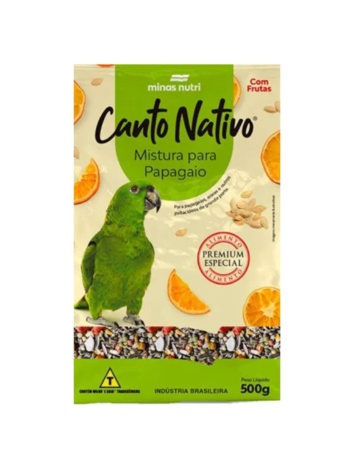 Mistura Para Papagaio Com Frutas Canto Nativo - 500g - a partir de R$14,15
