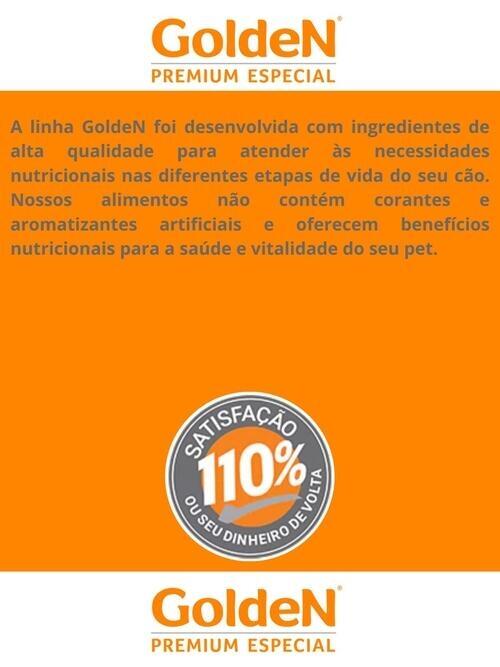 Ração Seca Golden Fórmula para Cães Adultos Porte Médio Sabor Carne e ...
