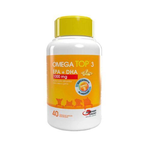 Suplemento Agener Ômega Top 3 1000mg com 40 Capsulas - R$155,99