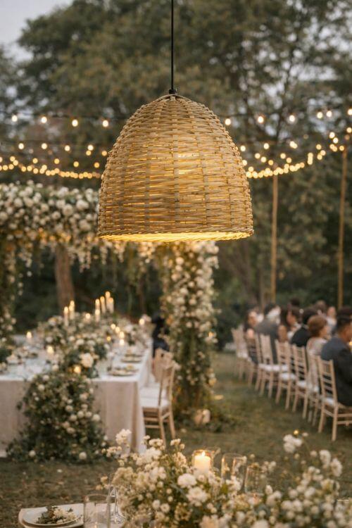 Comprar Luminária Oval de Bambu