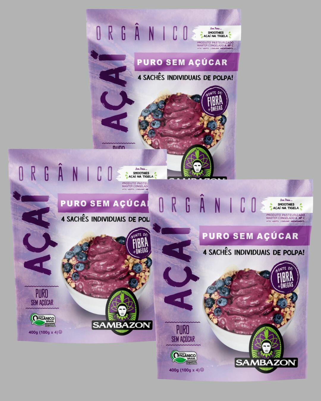 Kit açaí puro orgânico