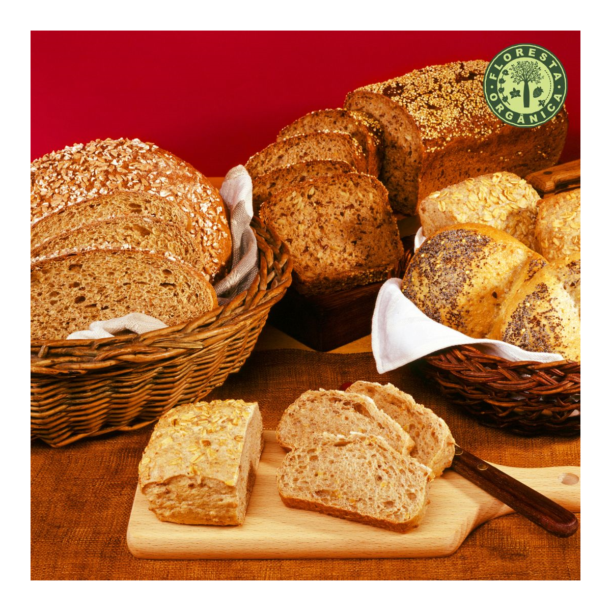 Comprar Pão Integral com Chia - R$14,90 - Floresta Orgânica