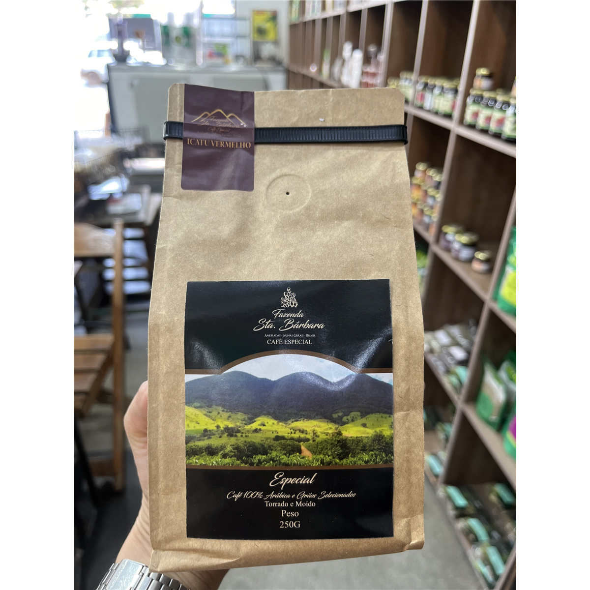 Café especial Icatu vermelho moído - R$36,90